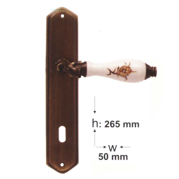 A150 Bronz Yaylı Kapı Kolu